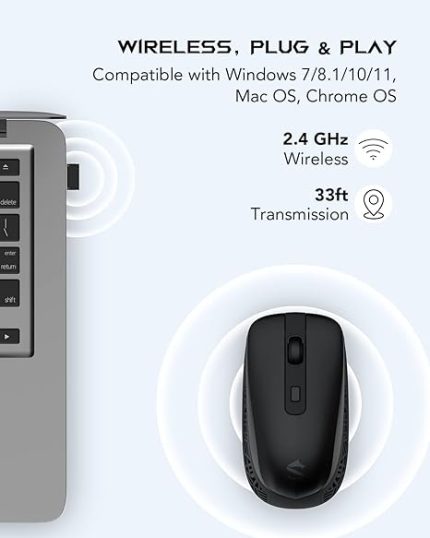 Wireless Rechargeable Mouse Black Shark Mako M3 - Skyrocket – Smart ...
